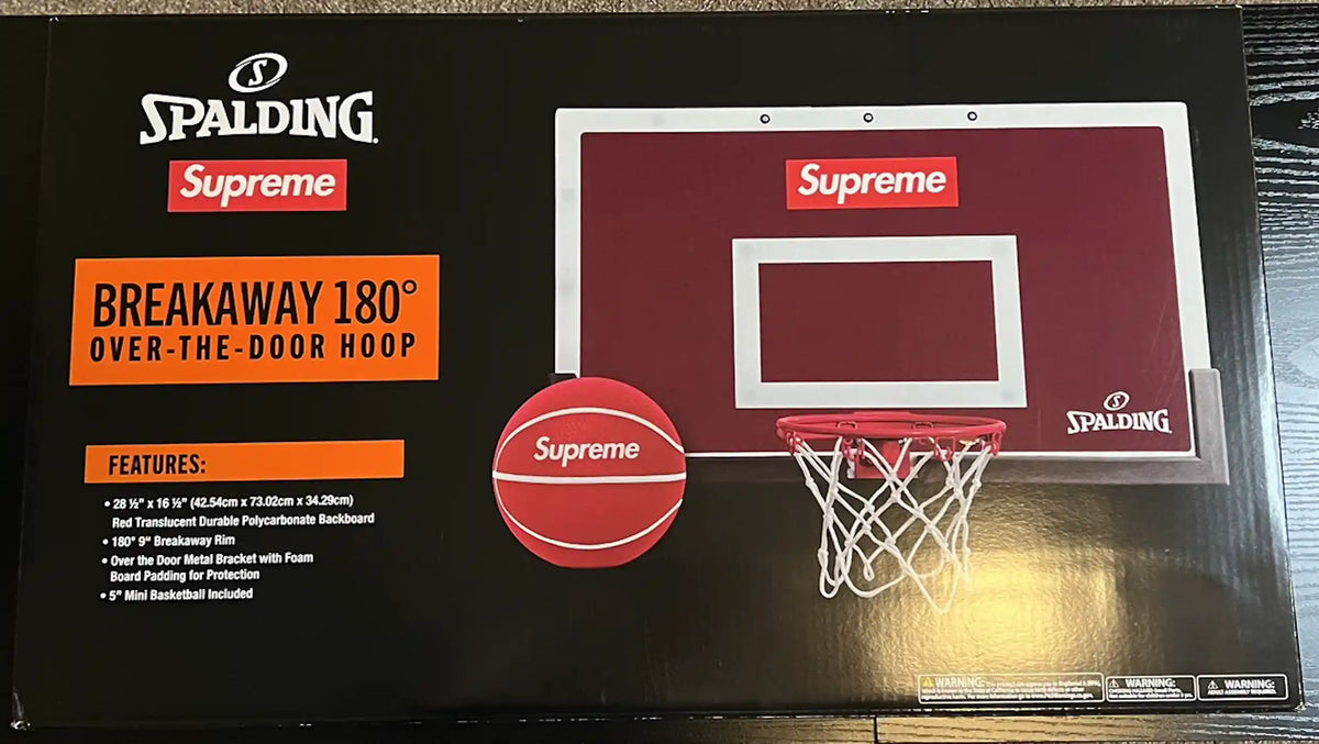 SUPREME®/SPALDING® MINI BASKETBALL HOOP – ABSupplyATL
