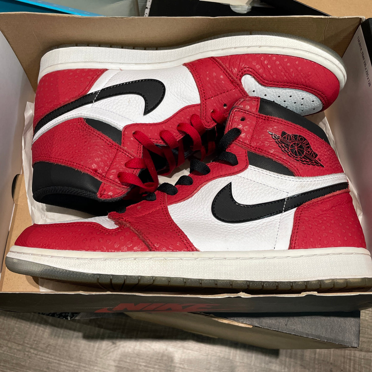 NIKE AIR JORDAN 1 RETRO SPIDER-MAN ORIGIN STORY PRE OWNED – ABSupplyATL